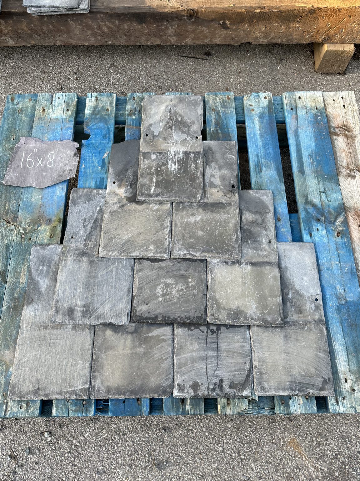 16×8 Reclaimed Welsh Roofing Slate – Obrien Architectural.com
